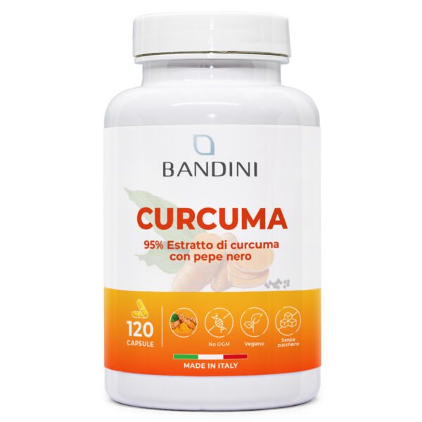 Kurkuma | 120 kapsul | Visoka koncetriranost | Prebavilo